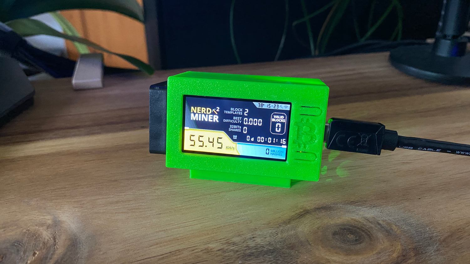 Configuration and information about the NerdMiner – Makerversum